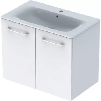 Set PROMO mobilier baza suspendat si lavoar Geberit Selnova Square cu ...