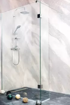 Cabina de dus tip Walk-in Sanotechnik Sanoflex Wide II 110cm - Cabine dus